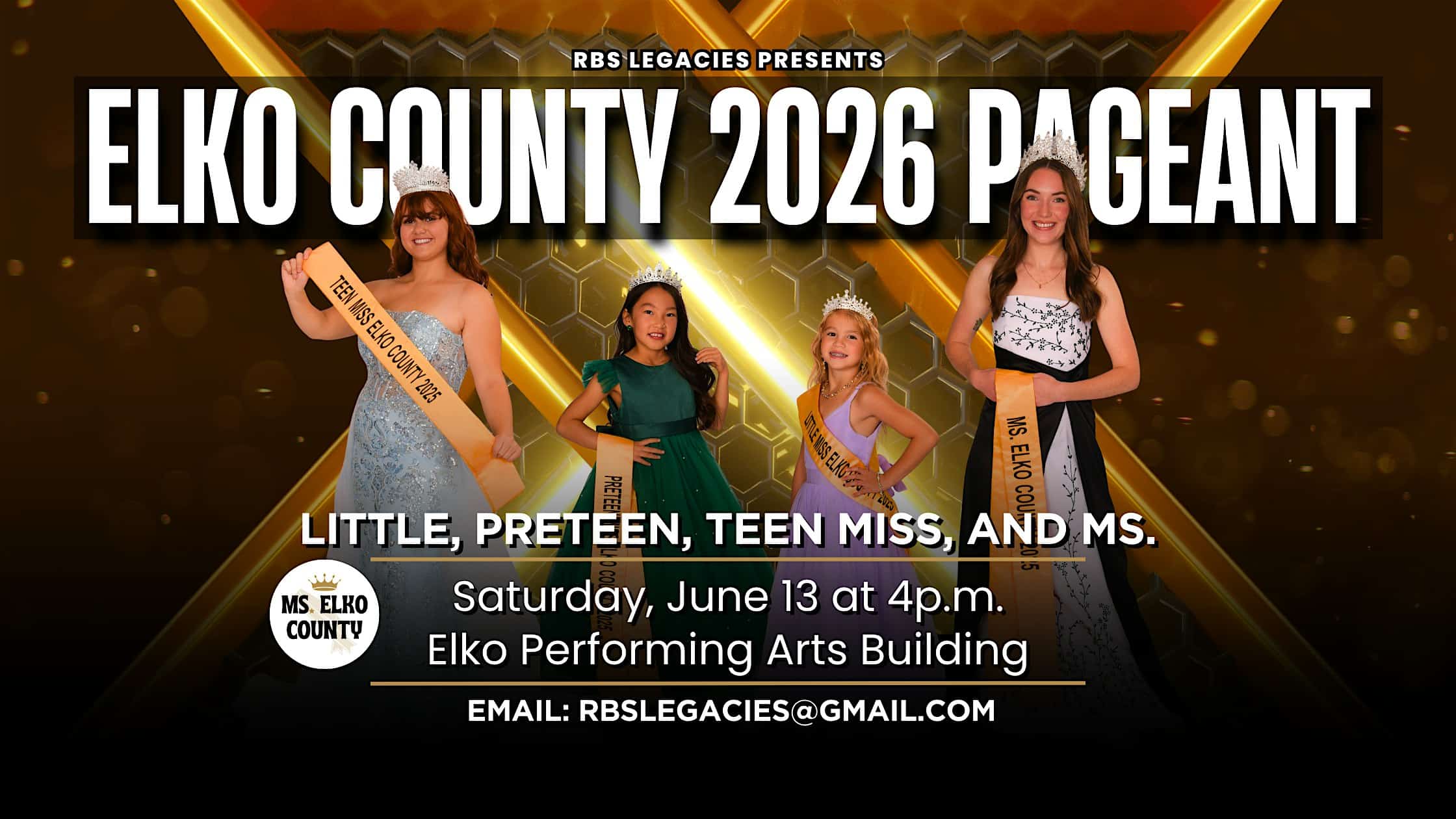 Tickets for ELKO COUNTY 2026 PAGEANT - Little, Preteen, Teen Miss, and ...