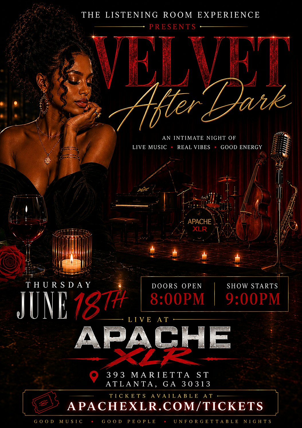 Tickets for Velvet After Dark: Volume III Live Music Show: Atlanta, GA ...